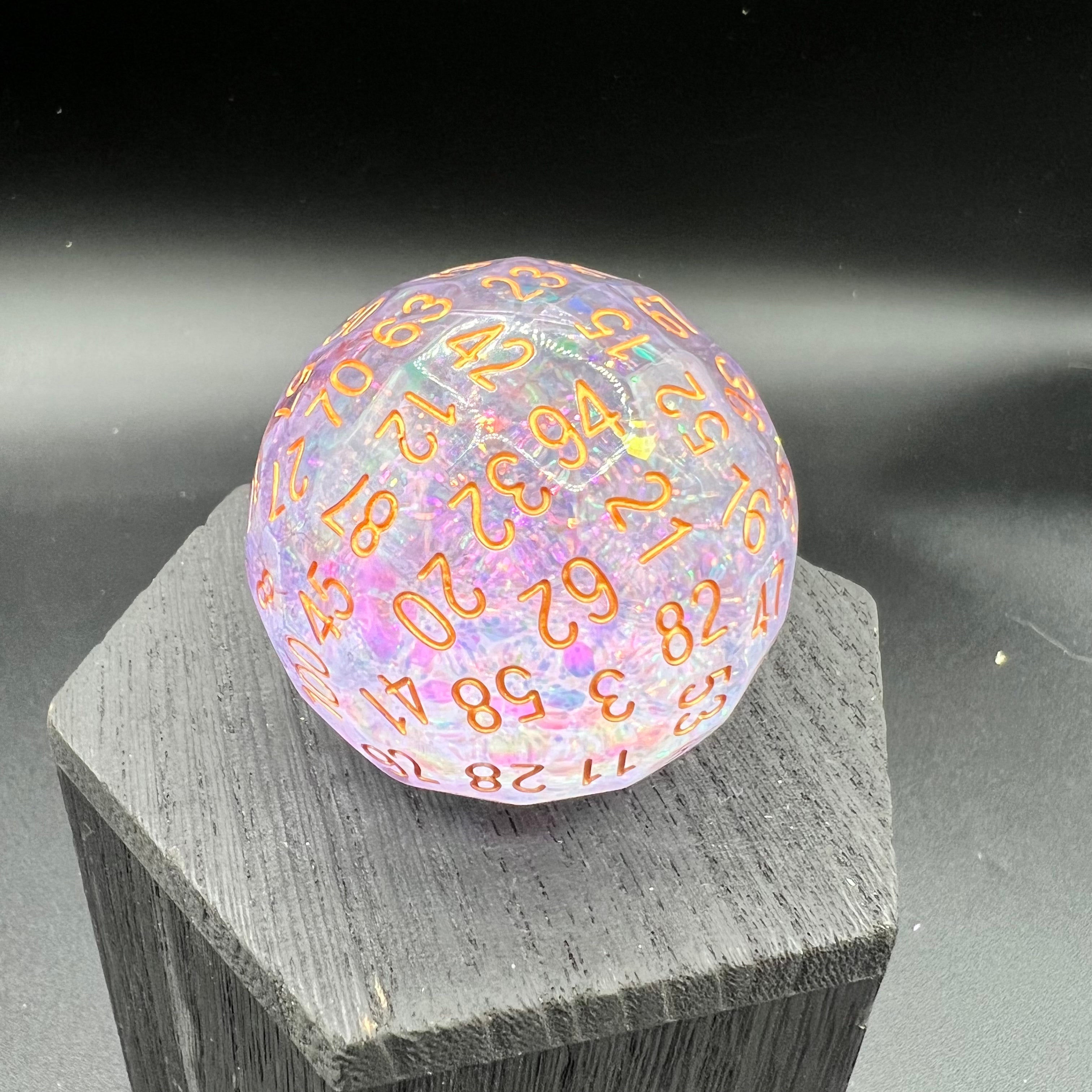 Pink Glitter Liquid Core D100 – Sorensen's Precision Diceworks