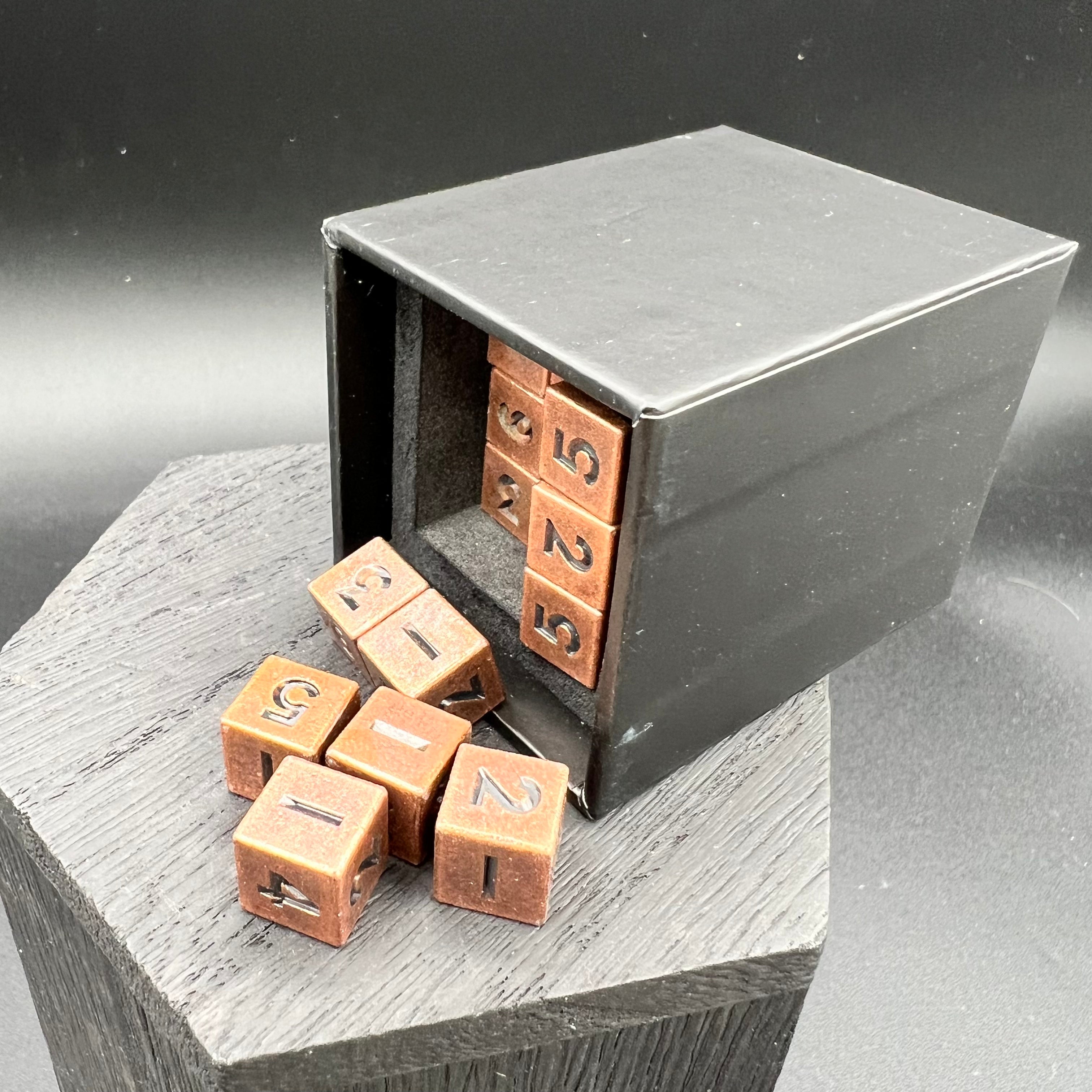 Antique Copper 36 pack of D6's – Sorensen's Precision Diceworks